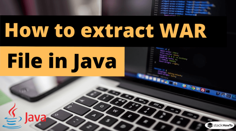 How to extract WAR files in Java - StackHowTo