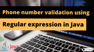 Phone number validation using regular expression (regex) in Java ...