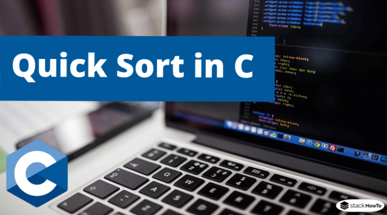 Quick Sort in C - StackHowTo