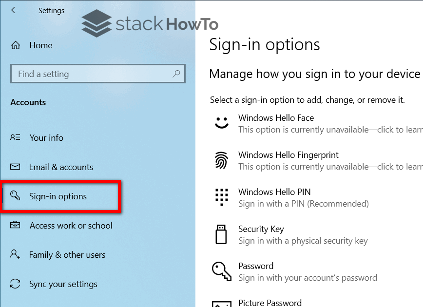 How To Remove Email Address From Lock Screen In Windows 10 StackHowTo