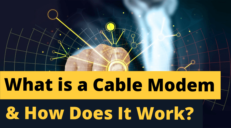 What is a Cable Modem & How Does It Work? - StackHowTo